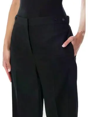 Stella McCartney Tailored Trousers With Button Detail - Black
