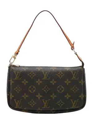 LOUIS VUITTON Monogram Pochette Accessoires Shoulder Bag - Brown