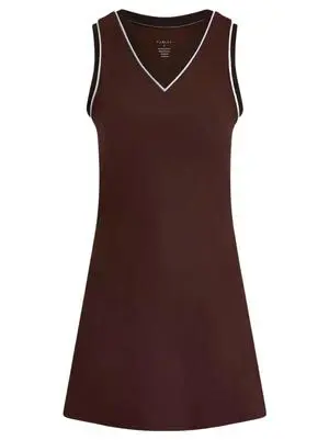 Varley Kalani Mini Dress - Brown