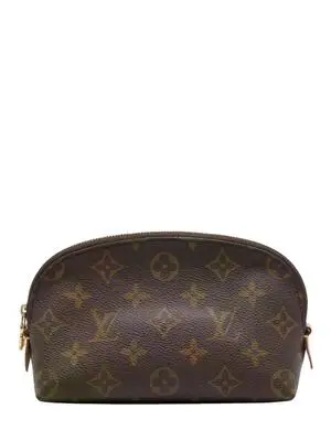 LOUIS VUITTON Monogram Cosmetic Pouch Pm - Brown