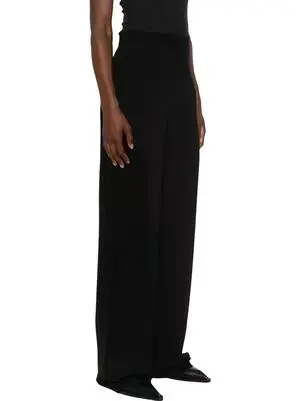 Max Mara High-waisted Trousers - Black