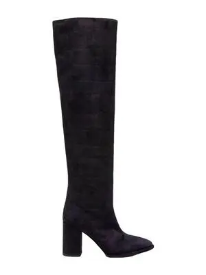 LE SILLA Round-toe Knee-high Boots - Blue