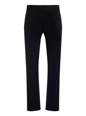 Giorgio Armani Straight-leg Corduroy Trousers - Black