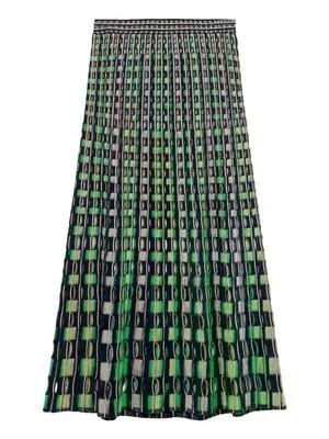Simkhai Drue Eyelet-knit Midi Skirt - Black