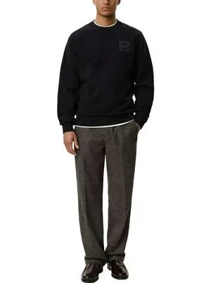 LES DEUX Logo-print Sweatshirt - Black