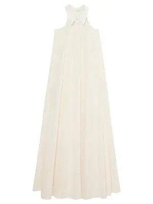 Marina Rinaldi Cold Shoulder Cape Effect Maxi Dress - Ivory