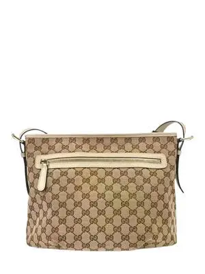 Gucci Gg Supreme Canvas Shoulder Bag - Neutrals