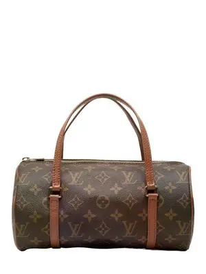 LOUIS VUITTON 1991 Monogram Papillon 26 Handbag - Brown