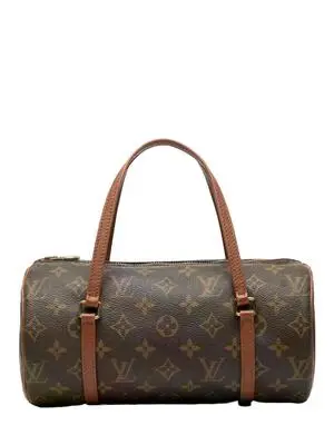 LOUIS VUITTON 1991 Monogram Papillon 26 Handbag - Brown