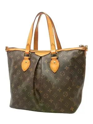 LOUIS VUITTON Monogram Palermo Pm Satchel - Brown