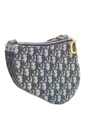 Dior Saddle Rodeo Oblique Shoulder Bag - Blue