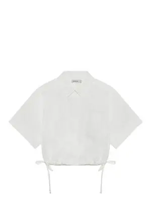 Simkhai Ryett Cropped Shirt - White