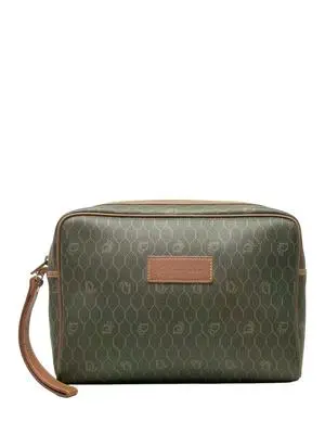 Dior Honeycomb Coated Canvas Clutch Bag - Black