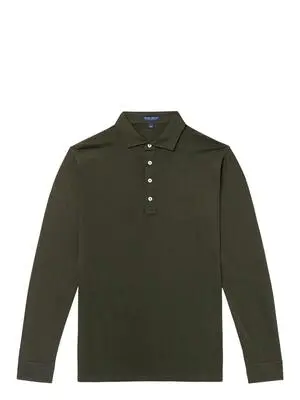 Peter Millar Ashby Cotton-jersey Polo Shirt - Green