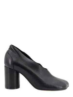 MAISON MARGIELA Leather High Heel Anatomic Toe Shoes - Black
