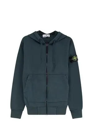 STONE ISLAND STONE ISLAND Organic Cotton Zip-Up Hoodie