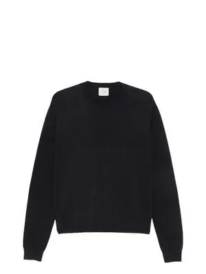 ALYSI Knitted Crewneck Sweatshirt - Blue