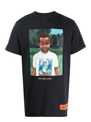 Heron Preston Printed T-shirt - Black