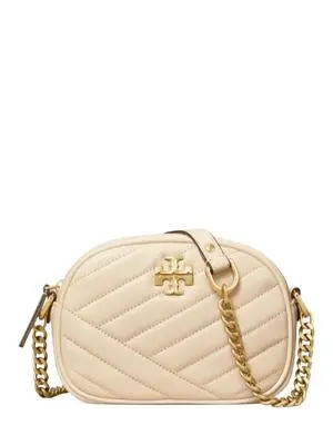 Tory Burch Kira Chevron Small Camera Bag - Nude