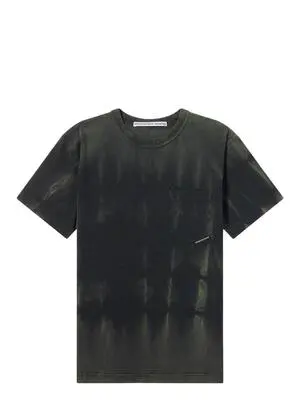 Alexander Wang Tie-dye Crewneck T-shirt - Green