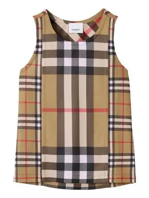 Burberry Vintage Check Mesh Tank Top - Multicolor