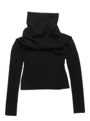 Acne Studios Laminated Turtleneck Sweater - Black