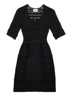 Isabel Marant Étoile Abril Crochet Dress - Black