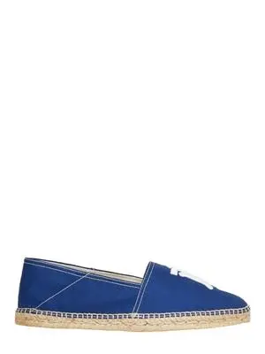 Burberry Embroidered Logo Espadrilles - Blue
