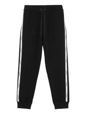 Burberry Logo-tape Track Pants - Black
