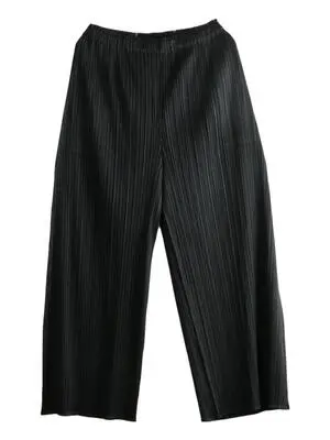 Issey Miyake Pleated Wide Leg Trousers - No
