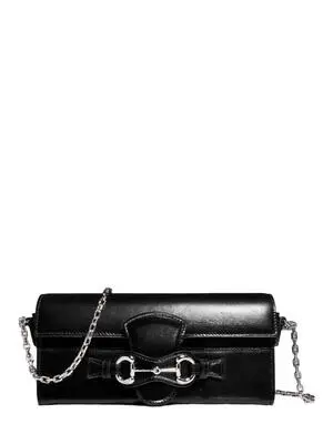 Gucci Wallet On Chain With Horsebit Black