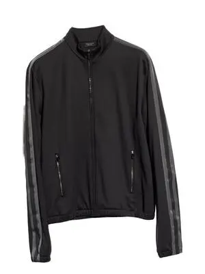 GUCCI Gucci Cotton Jersey Zip Jacket With Muted Web Detail
