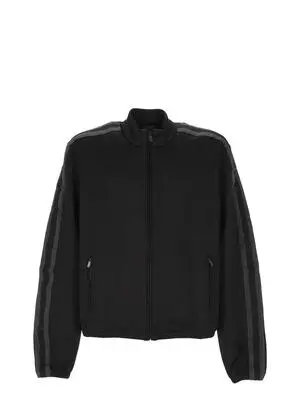 GUCCI Gucci Cotton Jersey Zip Jacket With Muted Web Detail
