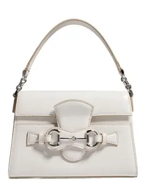 Gucci Horsebit Duomo Small Top Handle Bag - White