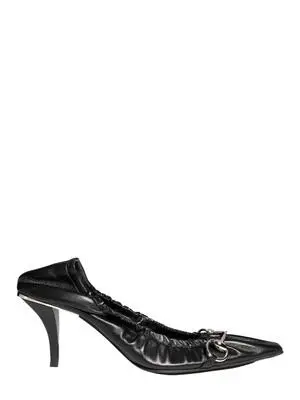 Gucci Vittoria Pump With Horsebit Detail - Black