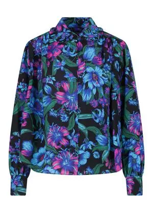 Gucci Floral Print Silk Crêpe De Chine Shirt - Multi-color