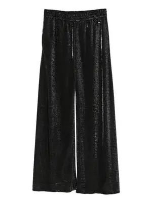 Gucci Jersey Pants With Iridescent Effect - Black