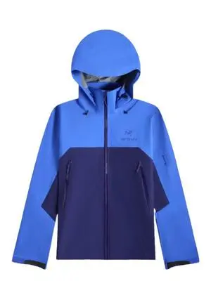 Arc'teryx Beta Ar Jacket With Hood And Zip Closure - Blue