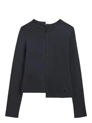 Y3 Fitted Long Sleeve Tee - Black