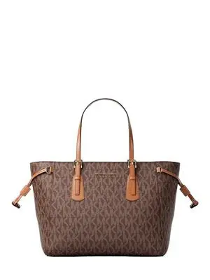 Michael Kors Voyager Extra-small Signature Logo Convertible Crossbody Bag - Brown