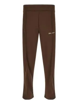 Palm Angels Athletic Pants With An Elastic Waistband - Brown
