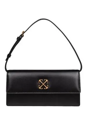Off-White Top Handle Handbag - Black