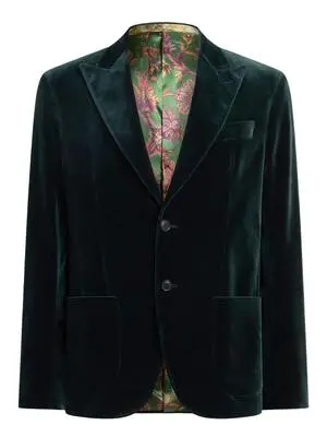 ETRO Etro Single-Breasted Stretch Cotton Velvet Jacket