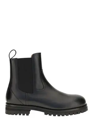 LORO PIANA Loro Piana Kent Leather Ankle Boots
