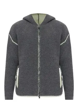 DIESEL® Long Sleeve Zip-up Cardigan - No