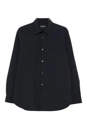 Emporio Armani Button-up Long-sleeve Shirt - Black