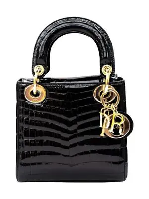 Dior Logo Handbag - Black