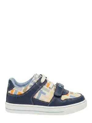 Fendi Color-block Velcro Sneakers - Gray