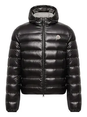 Moncler Forzo Hooded Packable Short Down Jacket - Black