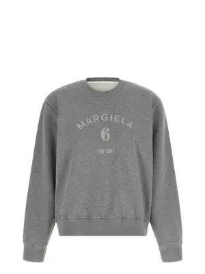MAISON MARGIELA Logo Print Sweatshirt - Gray